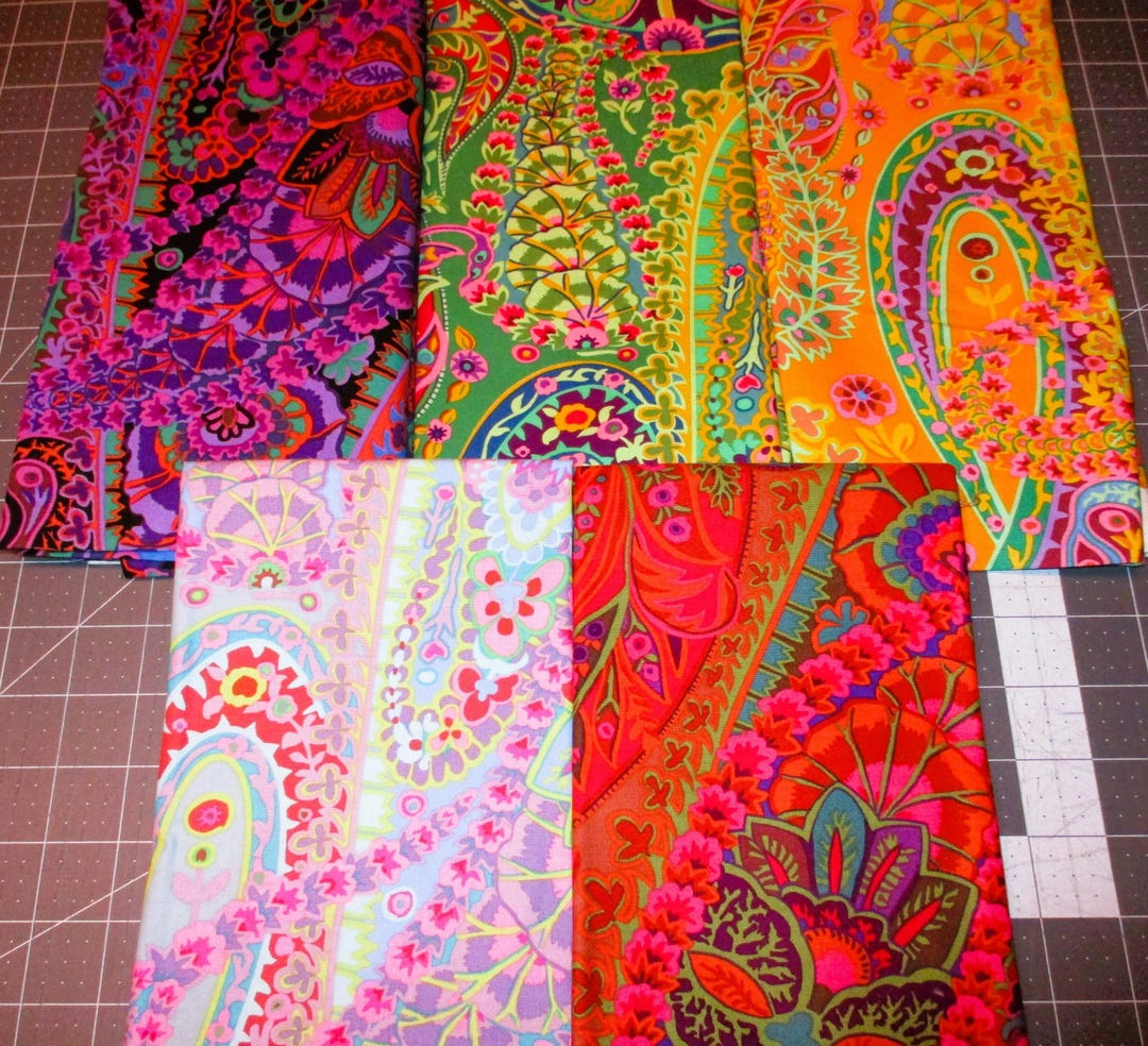 Paisley Jungle GP60 for Rowan Kaffe Fassett Westminster Fibers. Vintage, OOP Rare 100% Cotton ...