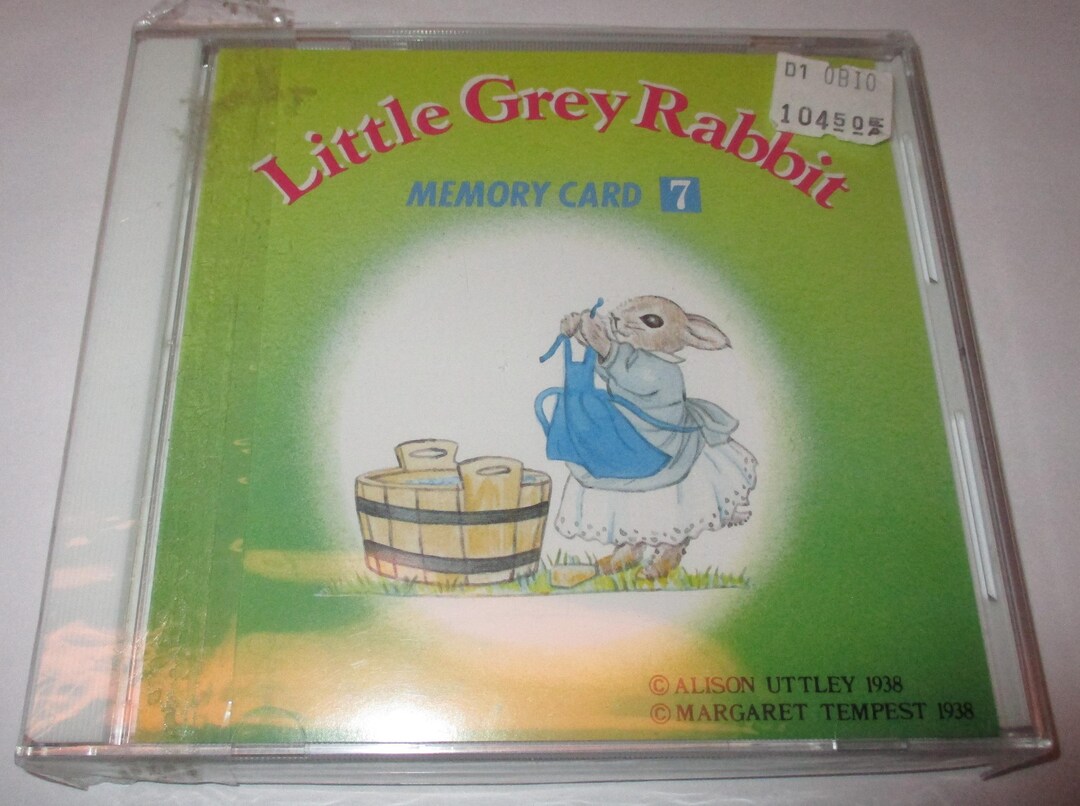 Janome Memory Card 7 Character Series (little Grey Rabbit) Embroidery ...