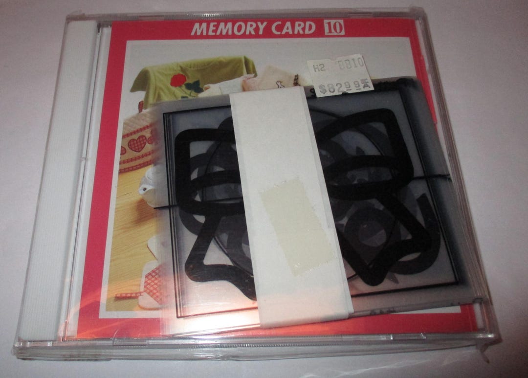 Janome Memory Card 10 Applique Series Embroidery Designs. Like New ...