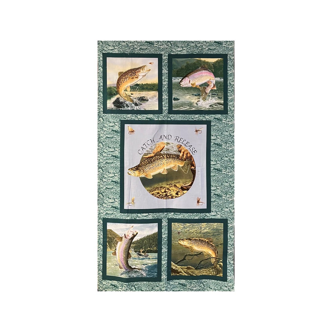 Fish Catch and Release by Al Agnew for Elizabeth's Studio Pattern# 5003 ...