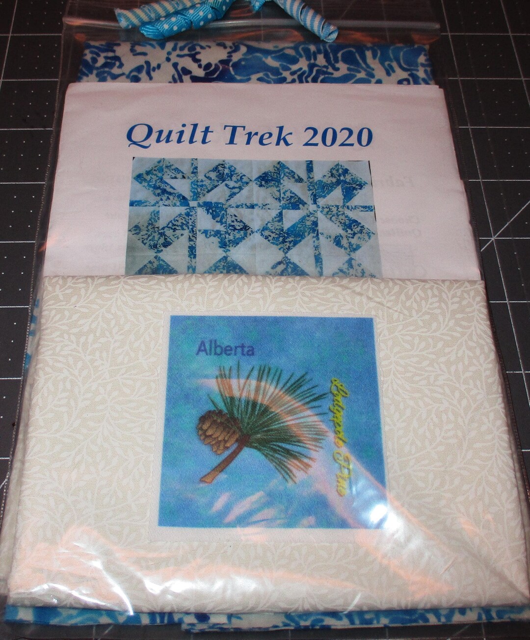 2020 QUILTERS TREK Alberta Lodgepole Pine Quilt Kit Pattern and Fabric ...