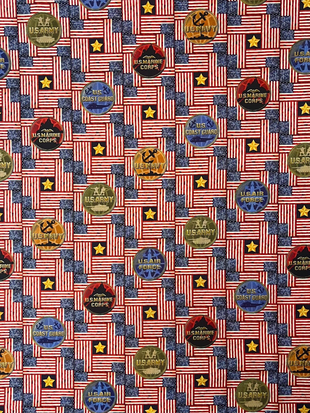 PATRIOTS by Kate Ward Thacker - Next Day Art-ako10969- 100% Cotton ...