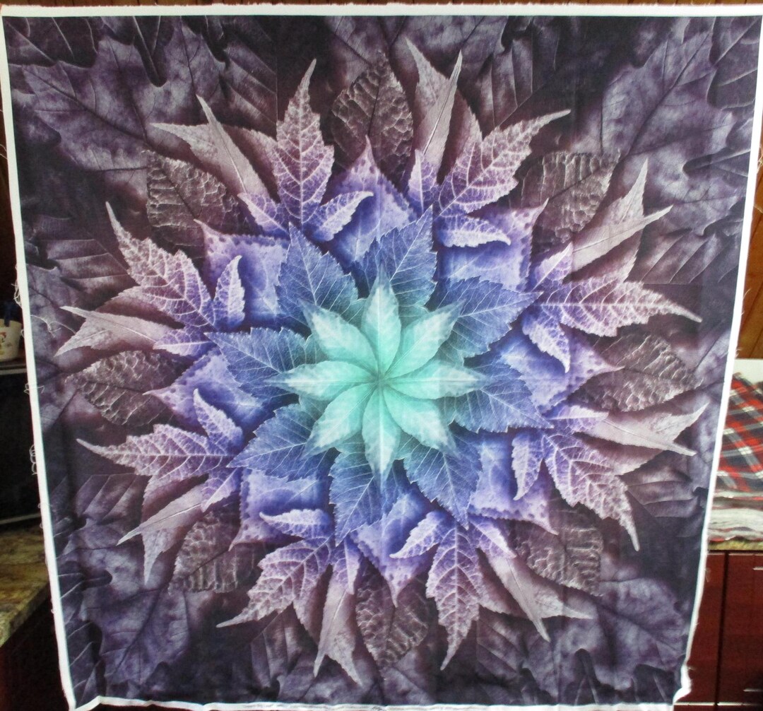 Dream Big Leaf S#R4617 Hoffman Spectrum Print by Jeanie Sumrall-ajero ...