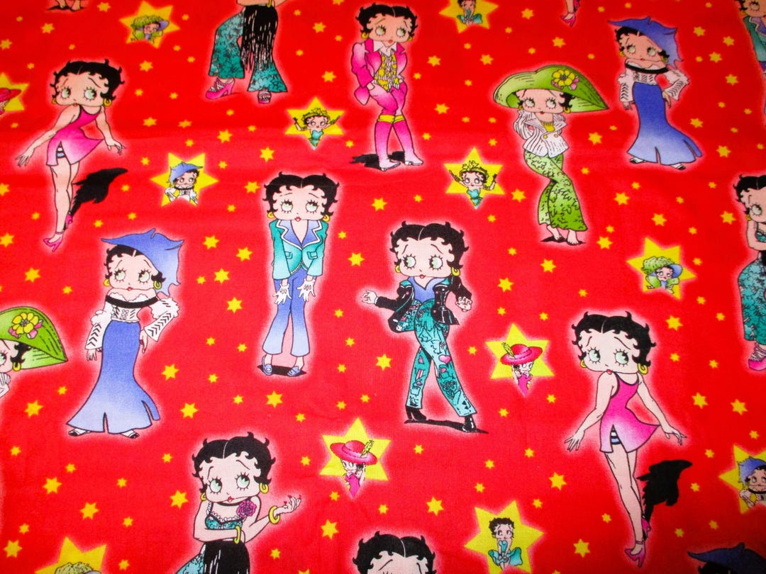 BETTY BOOP Fabric 2007 King Features Syndicate/fleischer Studios Inc ...