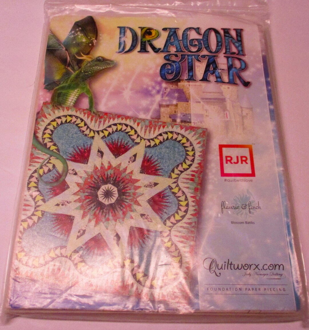 DRAGON STAR Judy Niemeyer Foundation Paper Piecing Pattern Quiltworx ...