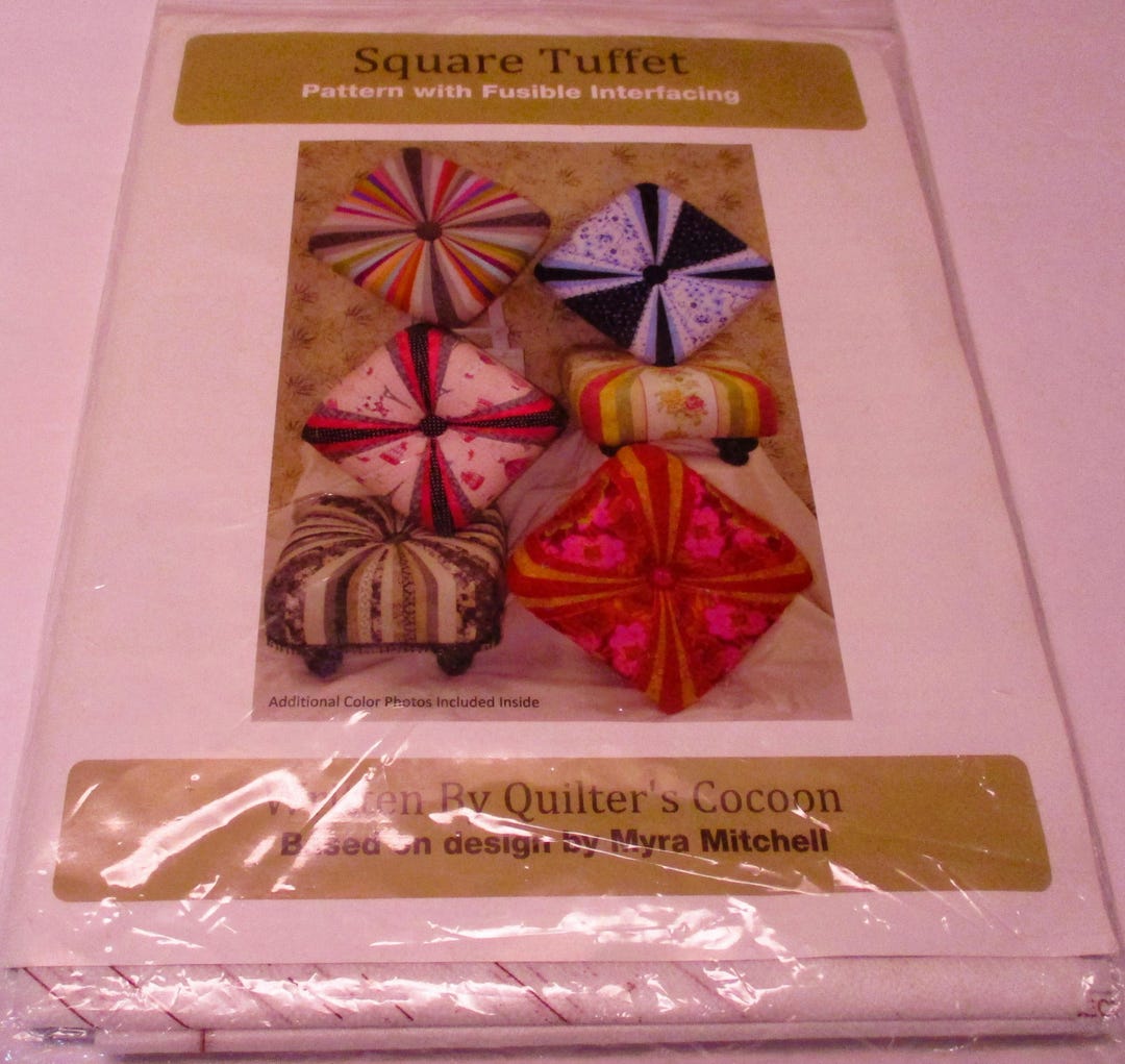 Square Tuffet Pattern With Fusible Interfacing by Quilter's Cocoon ...