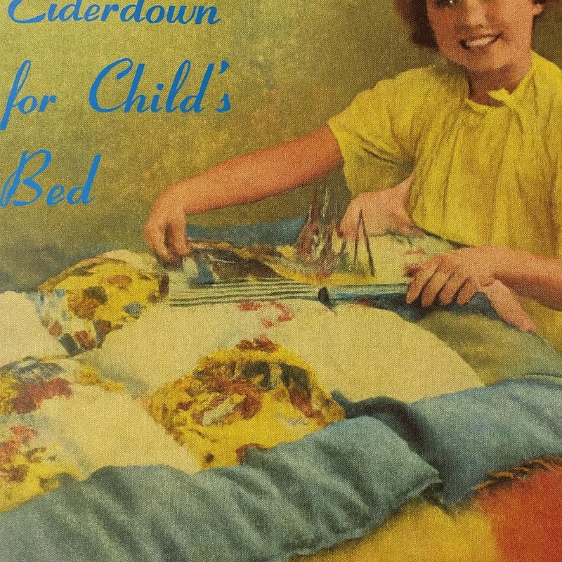 Vintage Bedding Eiderdown - Etsy