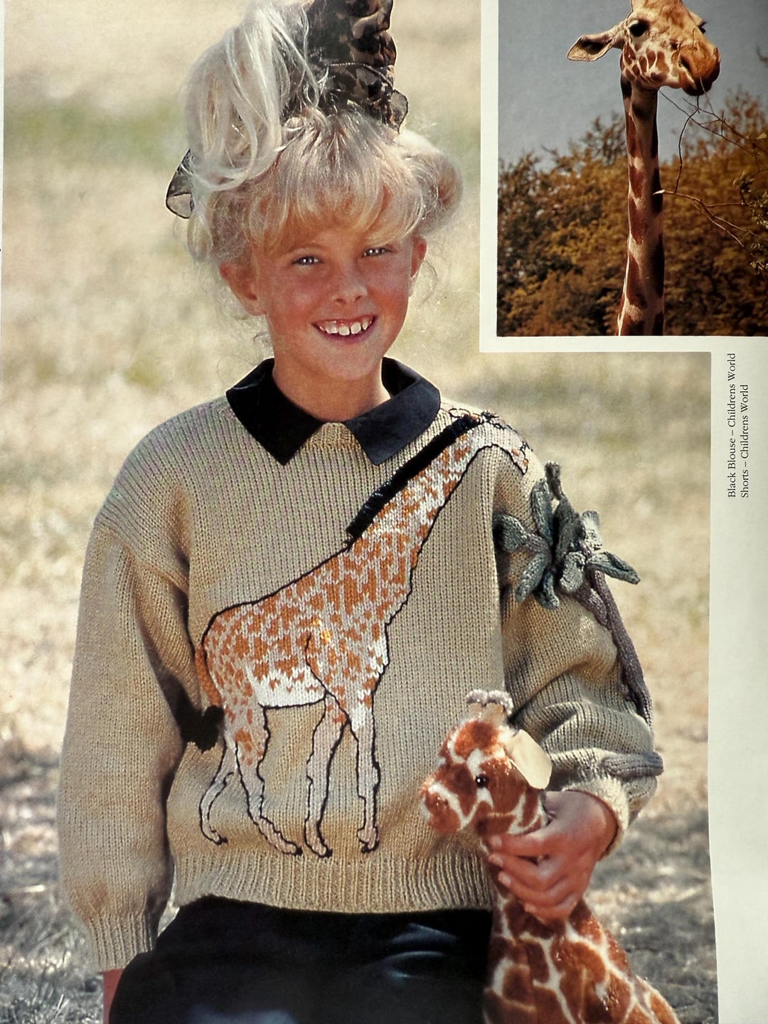 Giraffe Sweater Knitting Pattern: Wendy Knit With Nature PDF (children ...