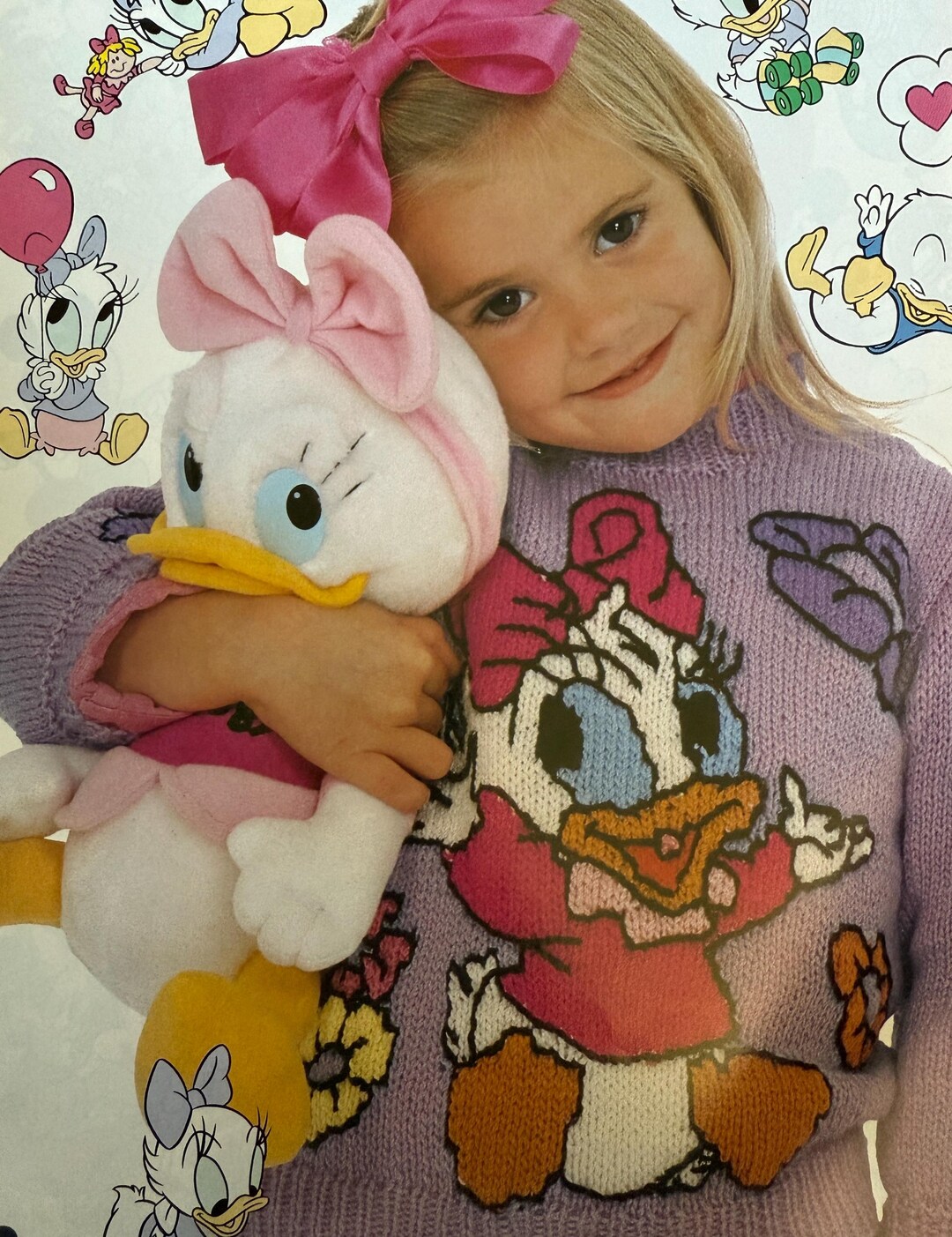 Vintage Baby Daisy Knitting Pattern, Disney Fun Knits (PDF Download) - Etsy