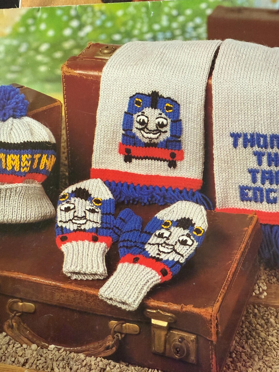 Thomas the Tank Engine Knitting Pattern: Hat, Scarf & Mittens (PDF ...