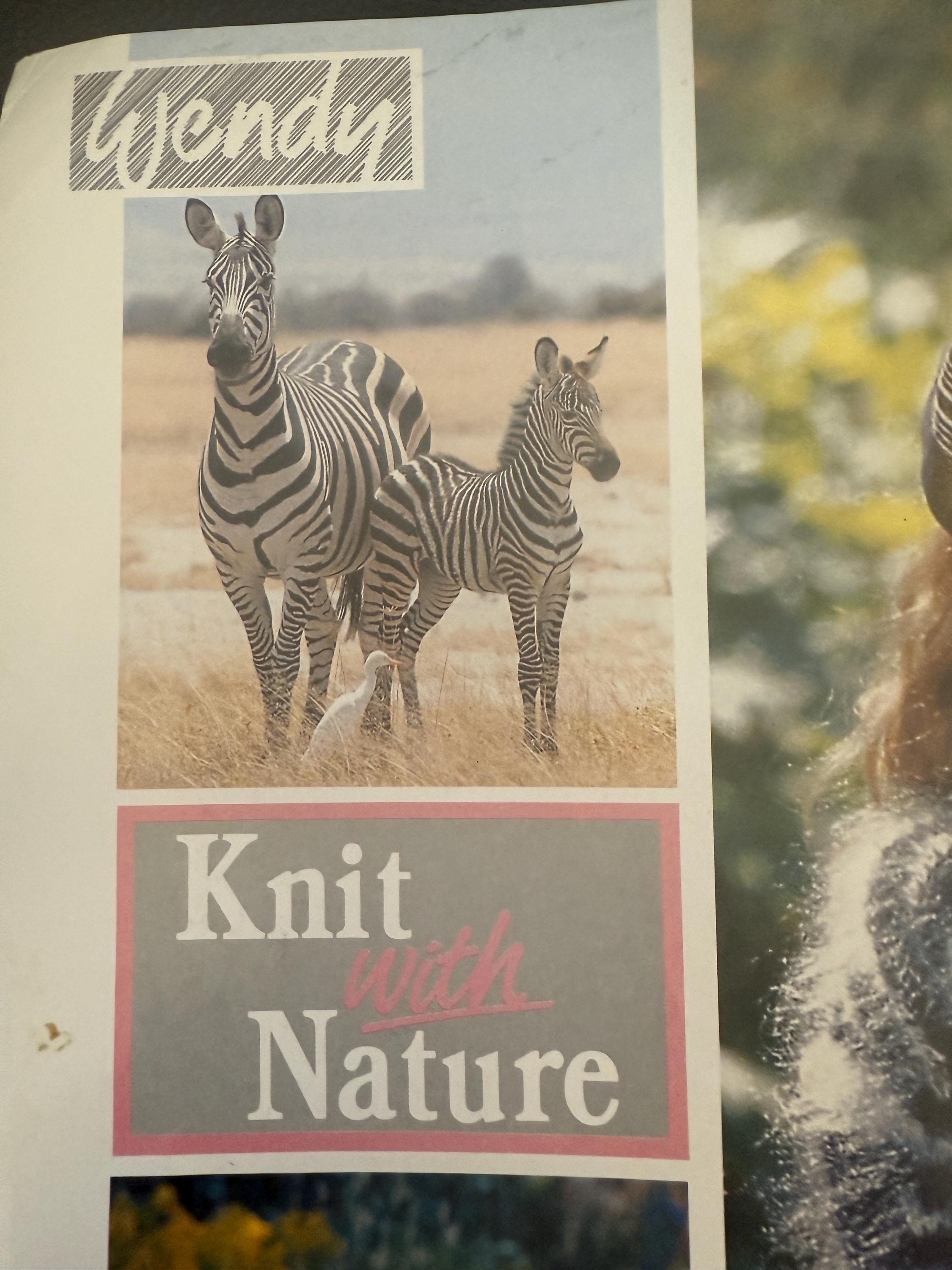 Zebra Sweater Knitting Pattern: Wendy Knit With Nature Children's Chart ...