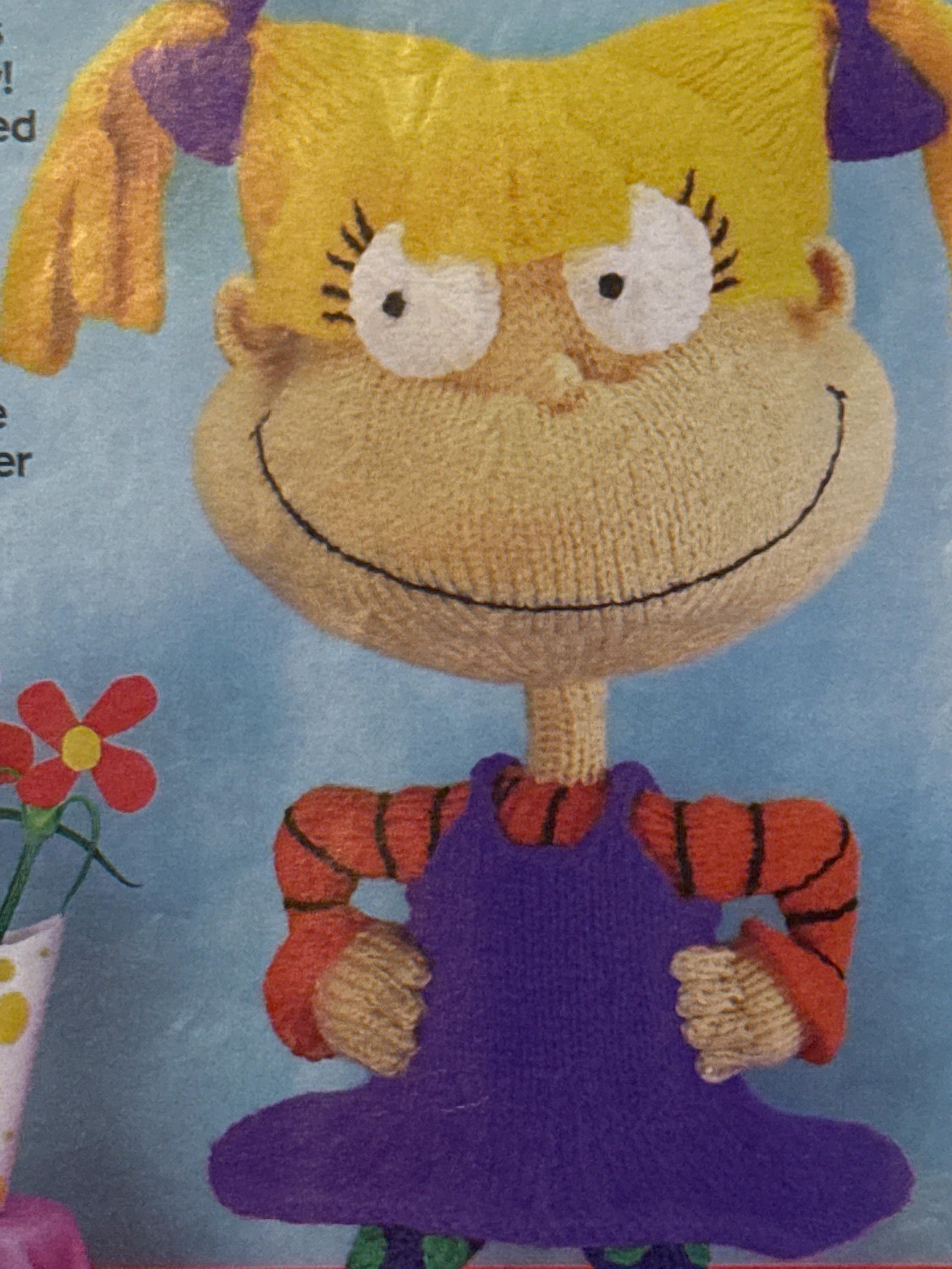 Rugrats Angelica Stuffed Toy Knitting Pattern Instant PDF Download - Etsy