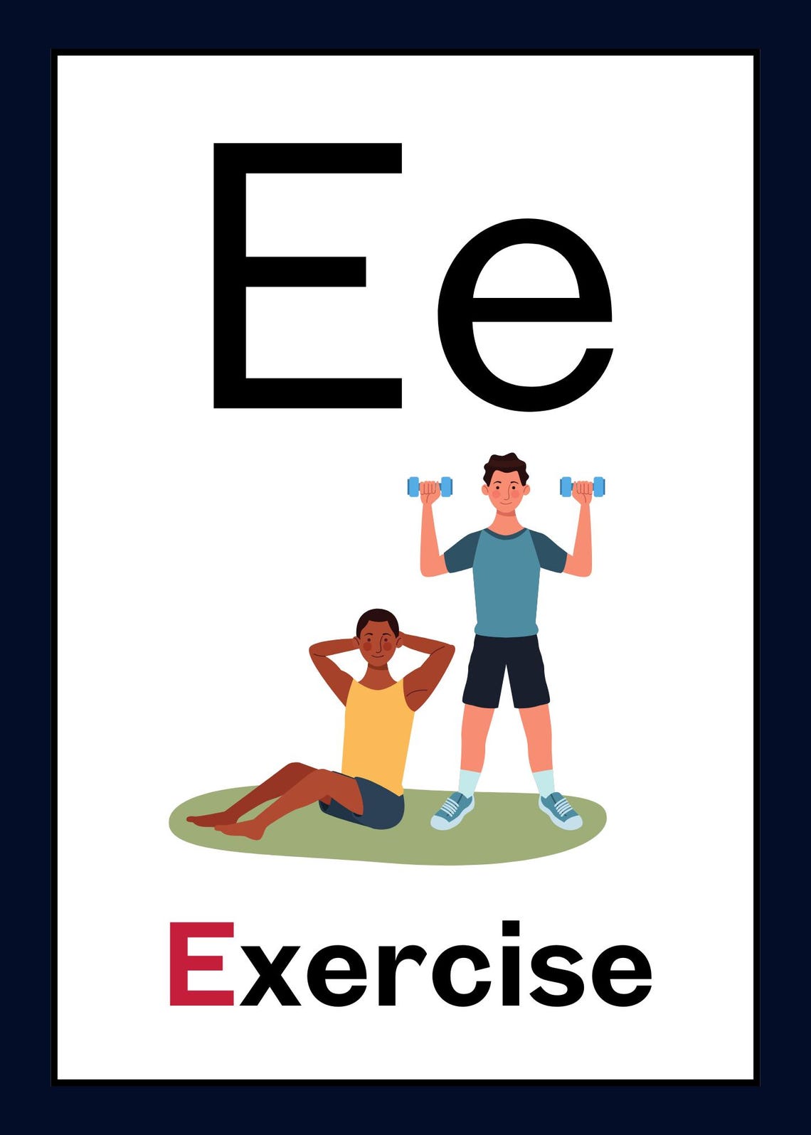 Summer ABC Flashcards | Printable Educational Activity for Kids - Etsy