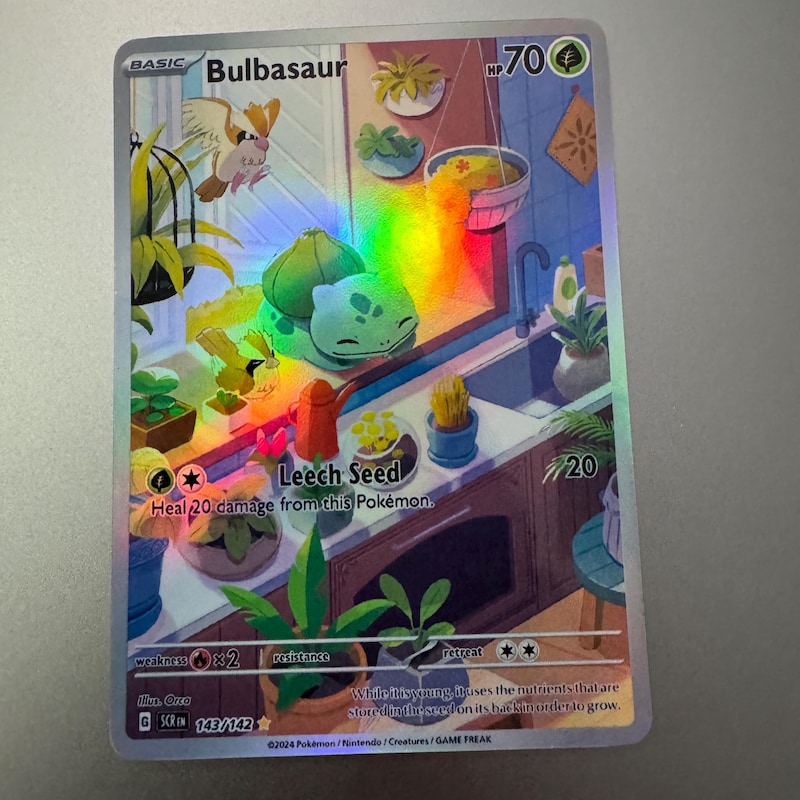 Bulbasaur Full Art Card - Etsy