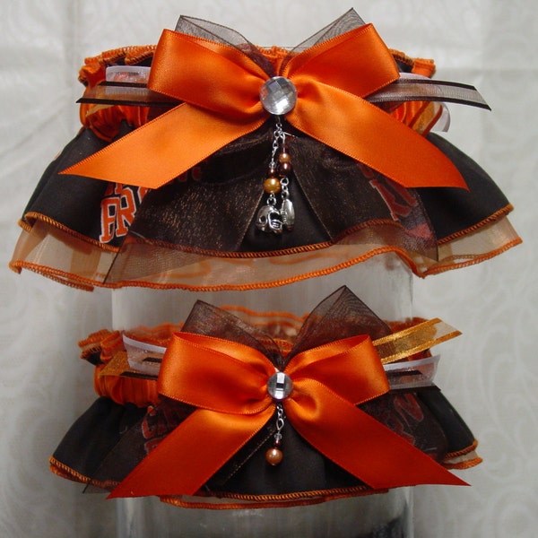 Brown Wedding Garter - Etsy