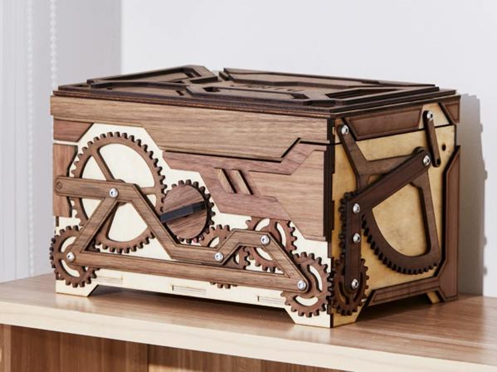 Mechanical Gear Box – Digital File for Laser Cutting – Functional ...