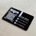 Laser Engraved QR Code Business Card Template: Vcard Digital File ...