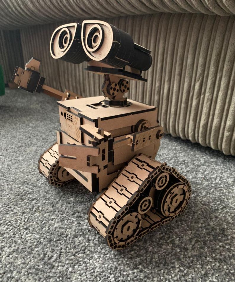 WALL-E. Mechanical Model – Digital File for Laser Cutting – DIY ...