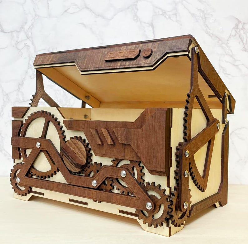 Mechanical Gear Box – Digital File for Laser Cutting – Functional ...