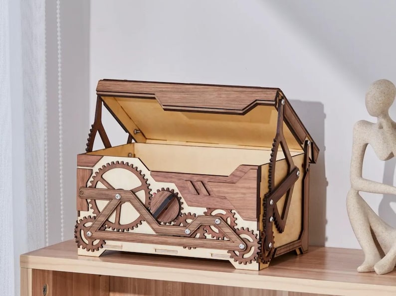 Mechanical Gear Box – Digital File for Laser Cutting – Functional ...