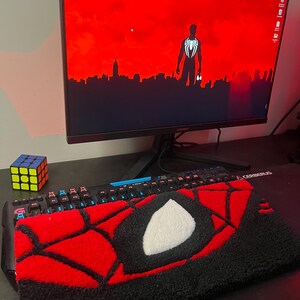 Tufted Keyboard Wrist-rest Rug (spider) - Etsy