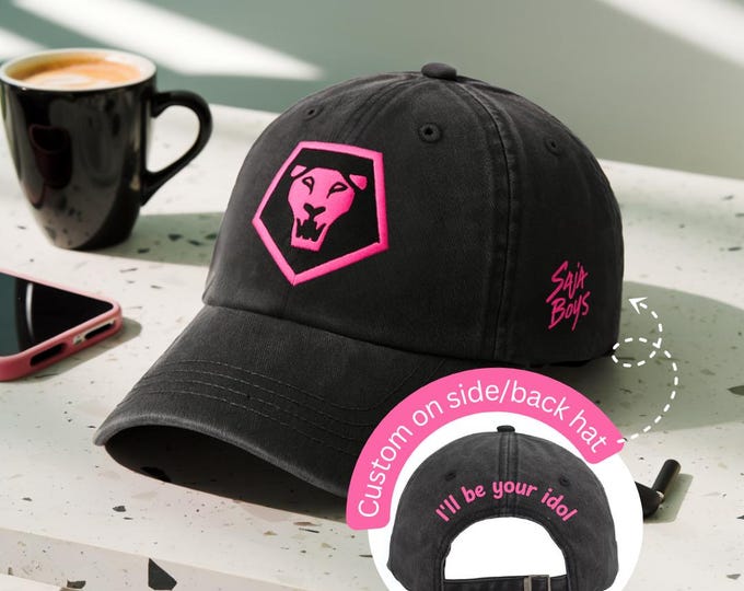 Saja Boys Hat – K-pop Demon Hunters Embroidered Dad Cap, Demon Boyband ...