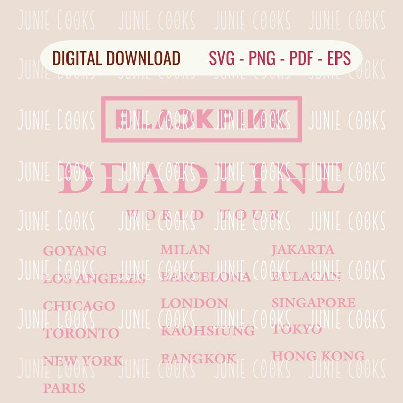 Deadline Tour - Etsy
