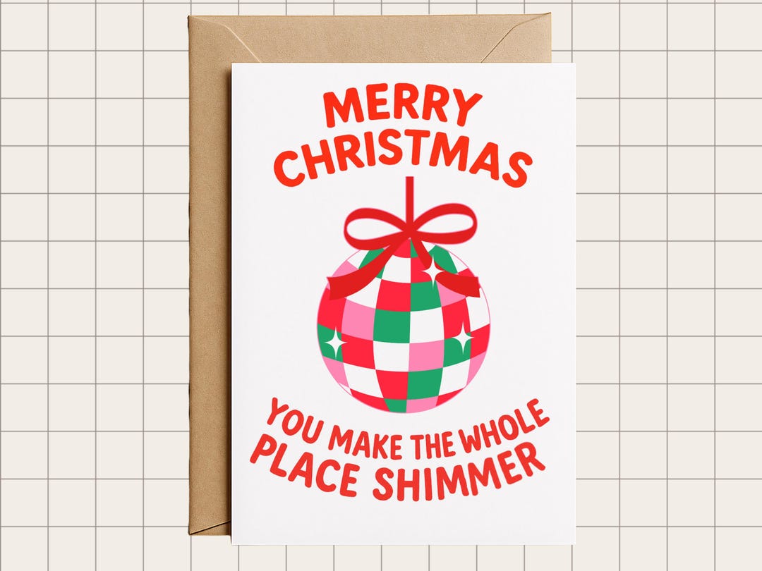 Merry Swiftmas Card – You Make the Whole Place Shimmer | Taylor Swift ...