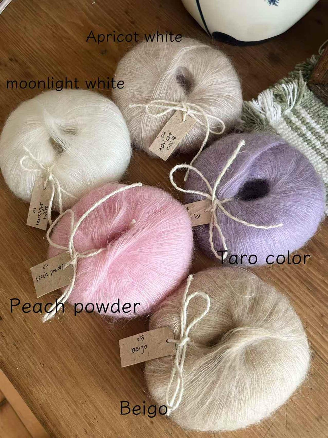 Silk Mohair Yarn: Angora, South African, Fine Line, 25g - Etsy