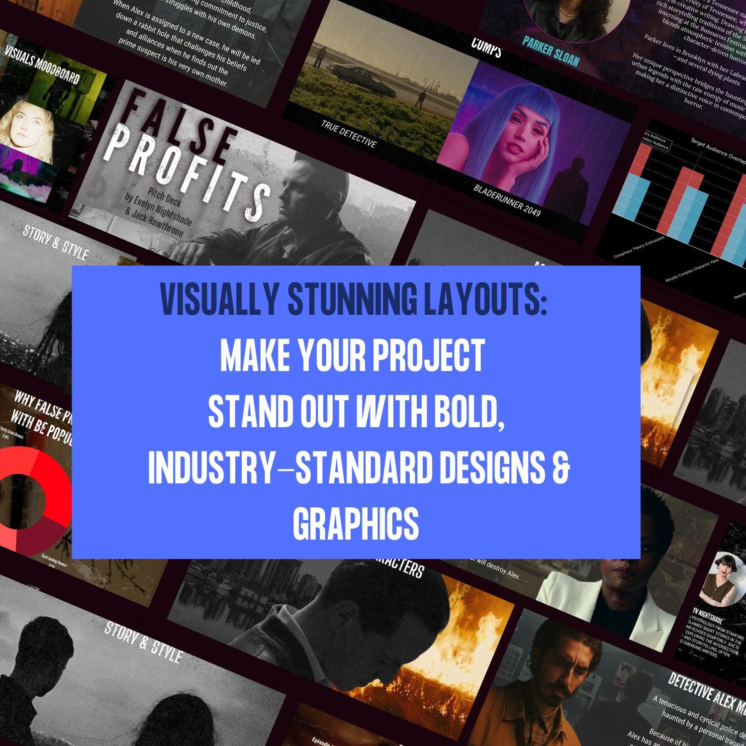Feature Film Pitch Deck Template | Drama Pitch Deck | Pitch Deck for ...