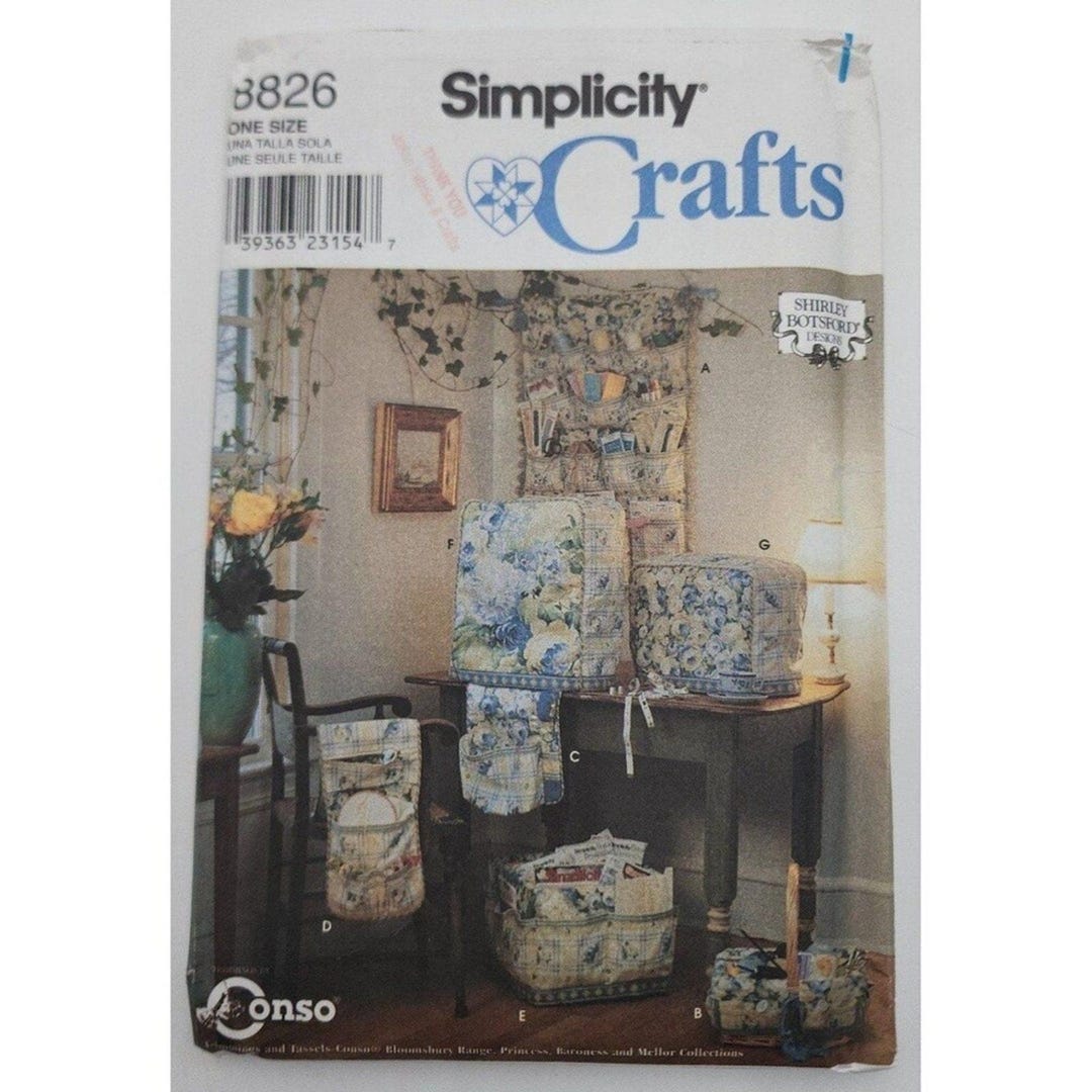 Simplicity Crafts Sewing Pattern 8826 Sewing Accessories Botsford ...