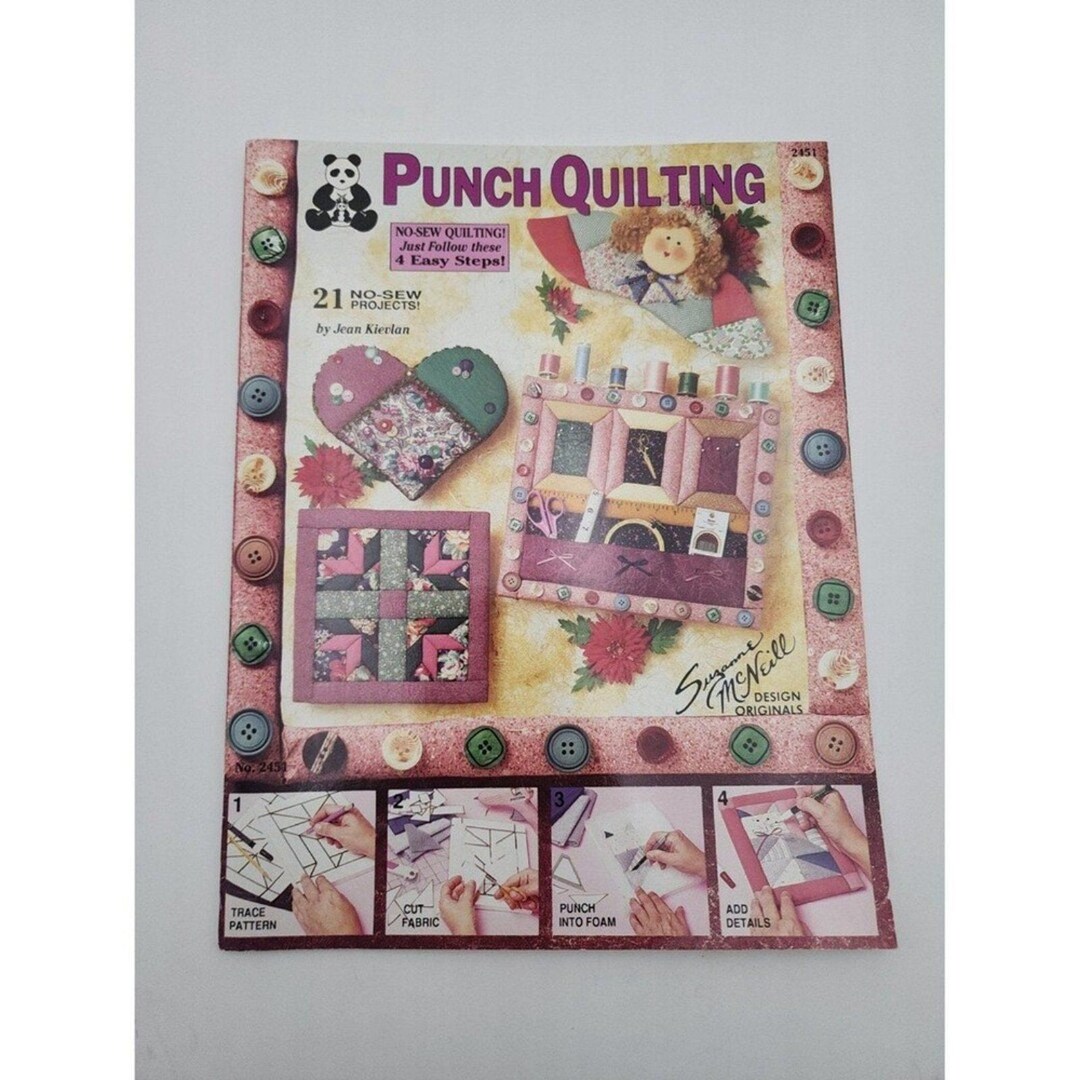 Punch Quilting 21 No Sew Projects Suzanne Mcneill Country Pattern Book ...