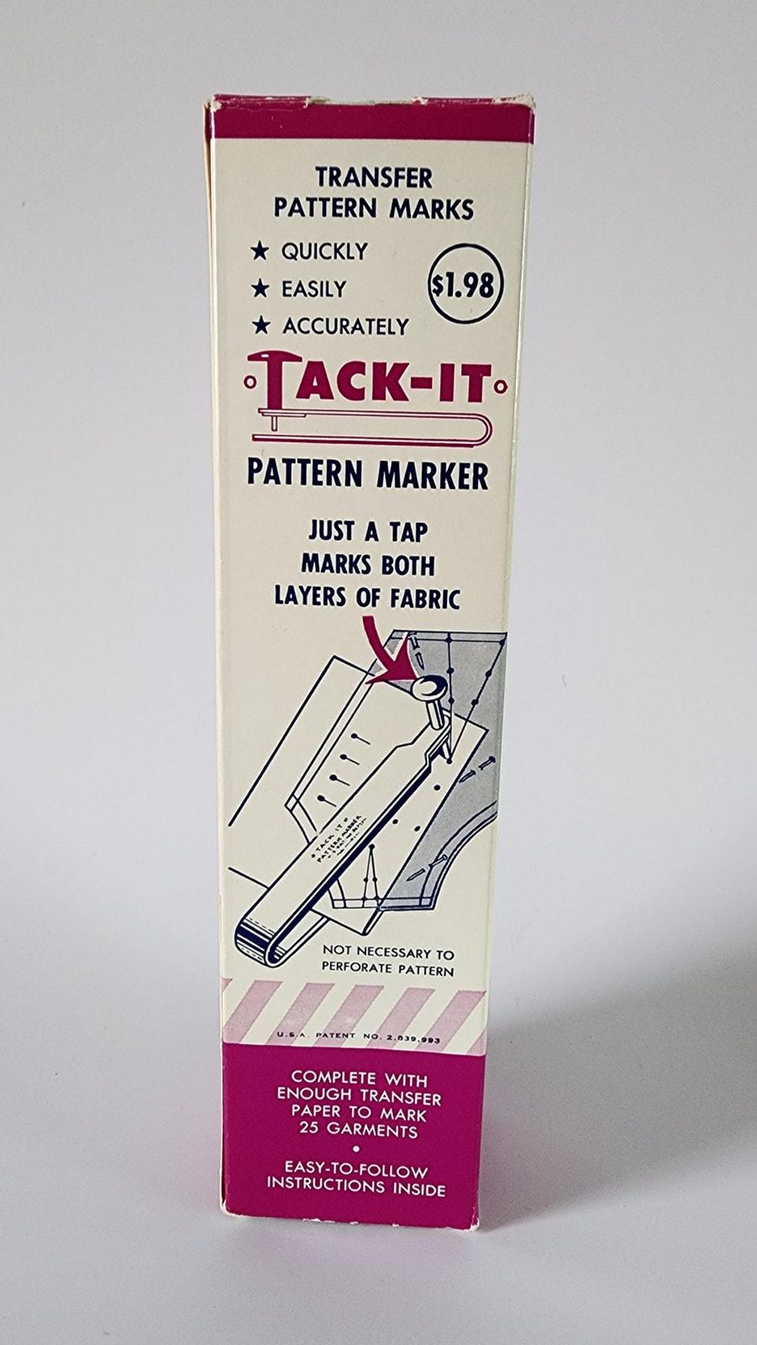 Vintage Orco Tack-it Pattern Marker in Box W/transfer Paper ...
