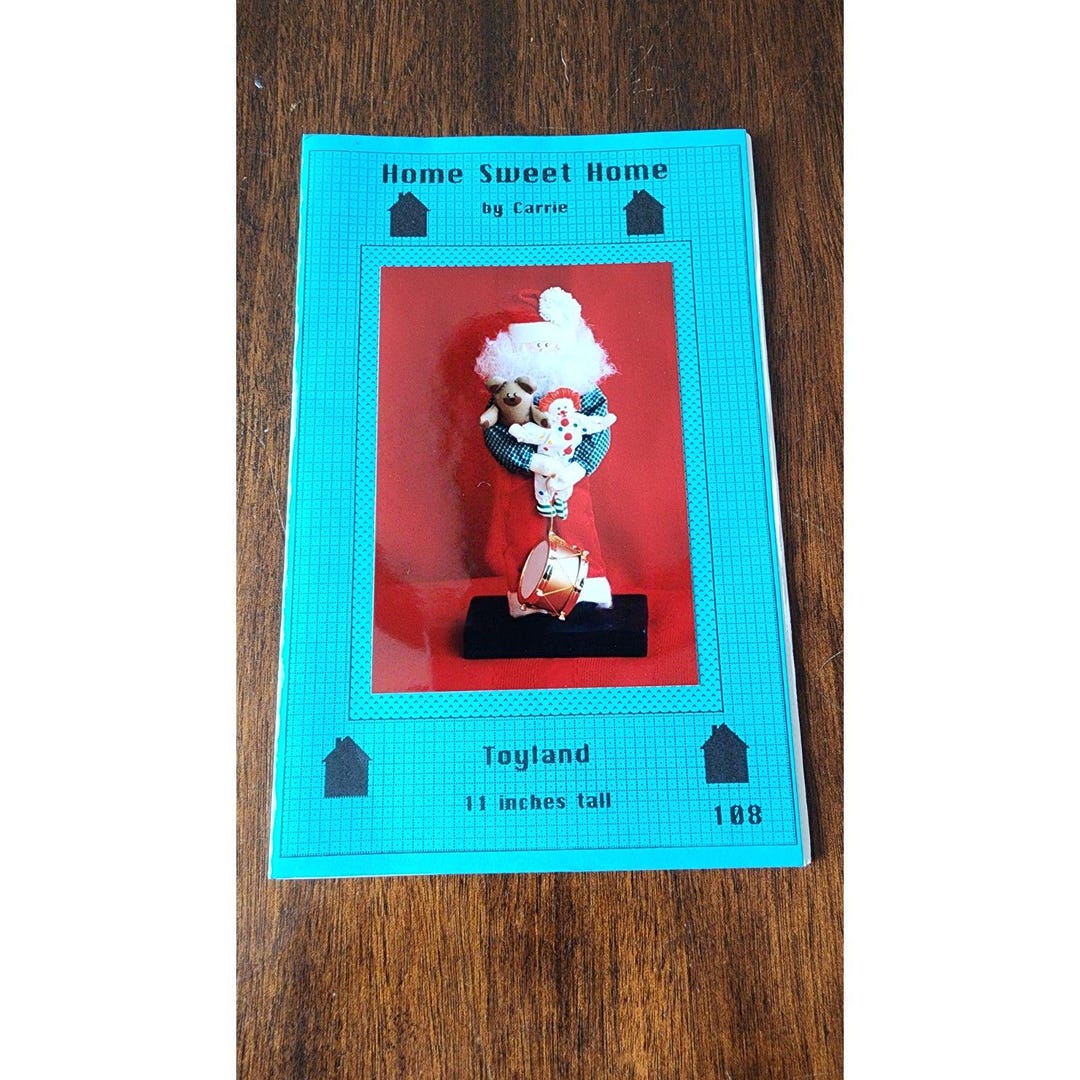 Vintage Santa Doll Sewing Pattern: 11" Toyland Craft, Uncut - Etsy