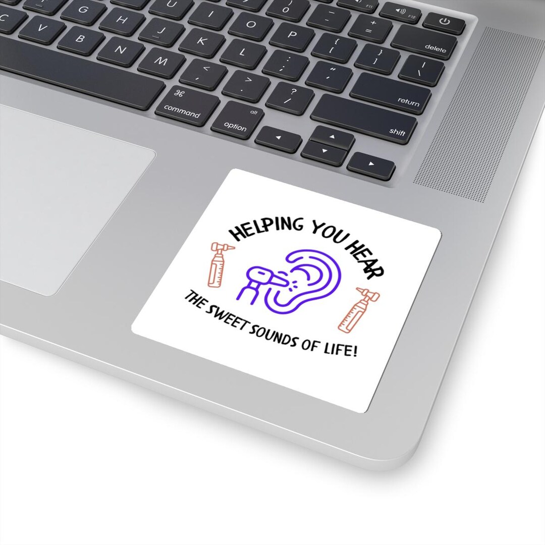 ENT Audiologist Helping You Hear Kiss-cut Stickers Audio Awareness ...