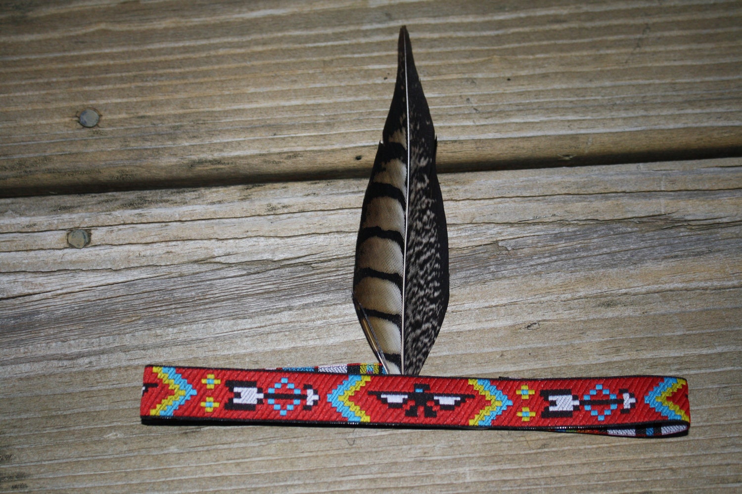 LITTLE FEATHER Native American First Nations Inspired Indian Headband ...