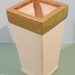 1950s 6" Tall SIA Floral Vase, Sand Textured Stucco, Mid-century Modern ...
