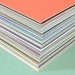 50pc Assortment Mat Board Assorted Sizes Solid Color Precut Artist ...