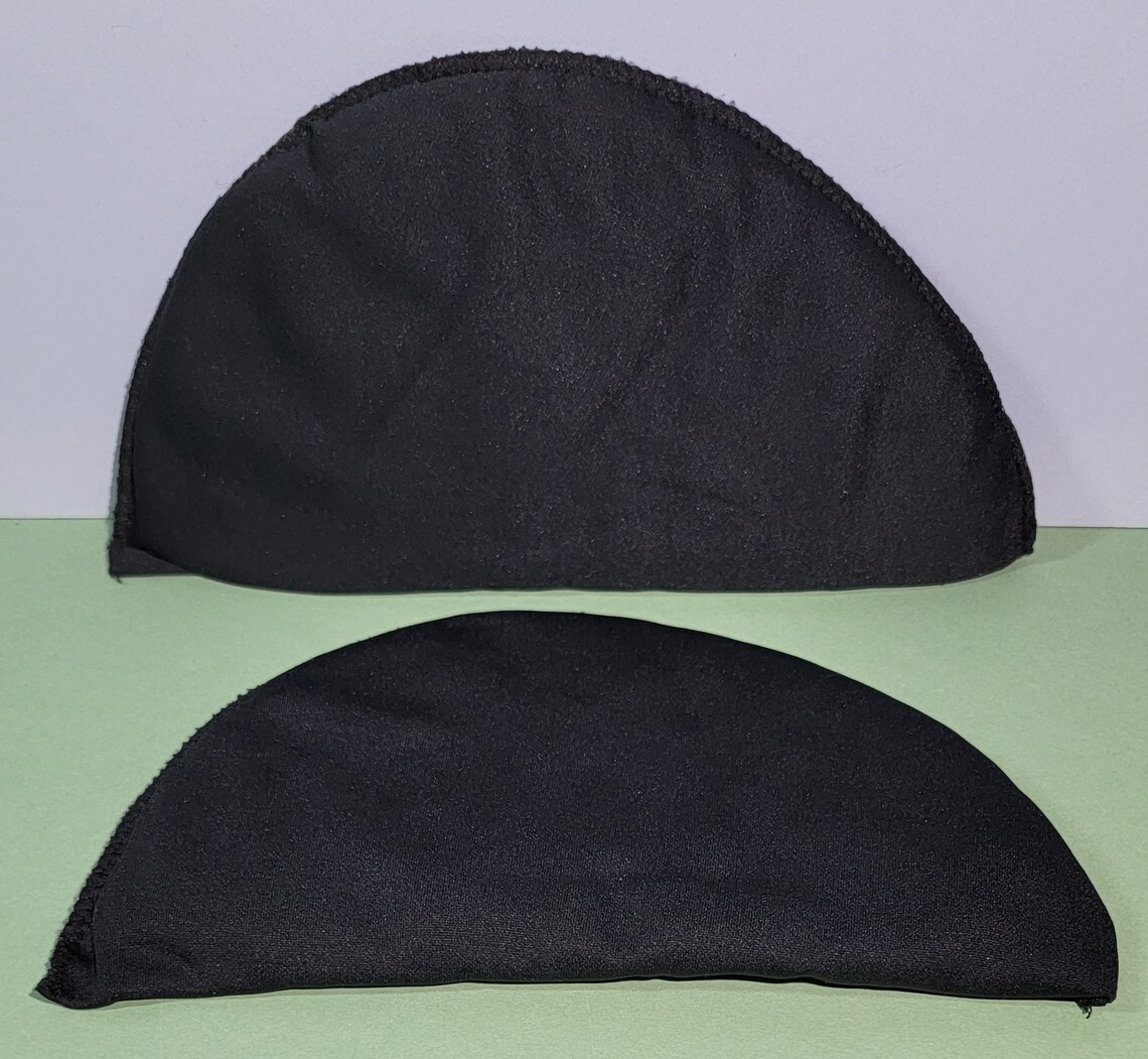 5 Pair Fabric Covered Foam Shoulder Pads Solid Color Inserts - Etsy