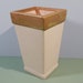 1950s 8" Tall SIA Floral Vase, Sand Textured Stucco, Mid-century Modern ...