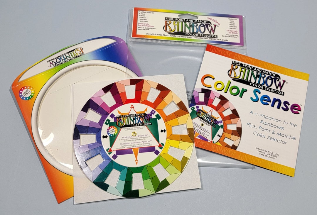 Small Size Color Wheel W/ Guide Instruction Booklet by Rainbow - Etsy