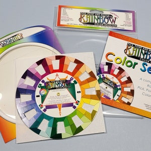 Small Size Color Wheel W/ Guide Instruction Booklet by Rainbow - Etsy