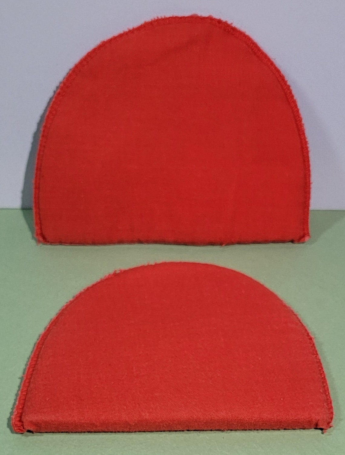 5 Pair Fabric Covered Foam Shoulder Pads Solid Color Inserts - Etsy