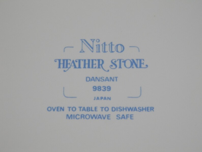 12 Chop Plate Heather Stone Nitto Dansant 9839 Pattern - Etsy