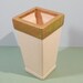 1950s 6" Tall SIA Floral Vase, Sand Textured Stucco, Mid-century Modern ...
