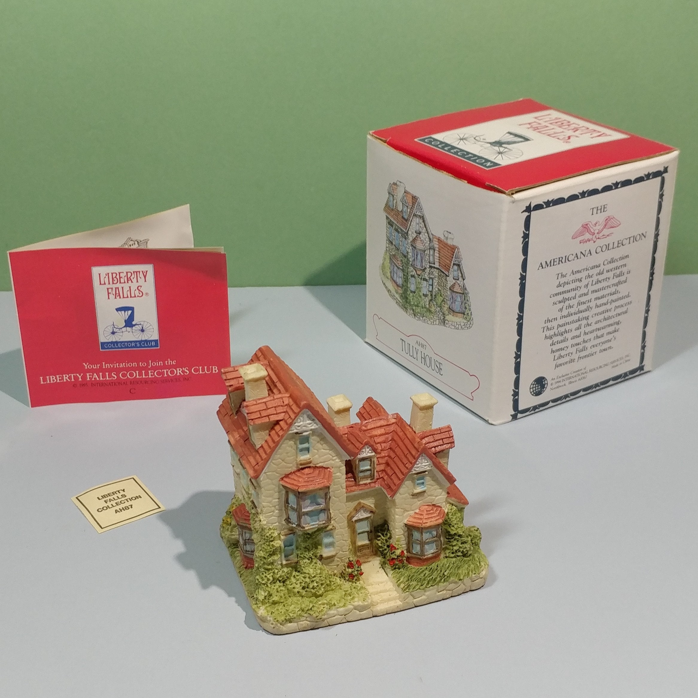 1994 Boxed Liberty Falls Tully House Miniature Store Shop Figurine AH87 ...