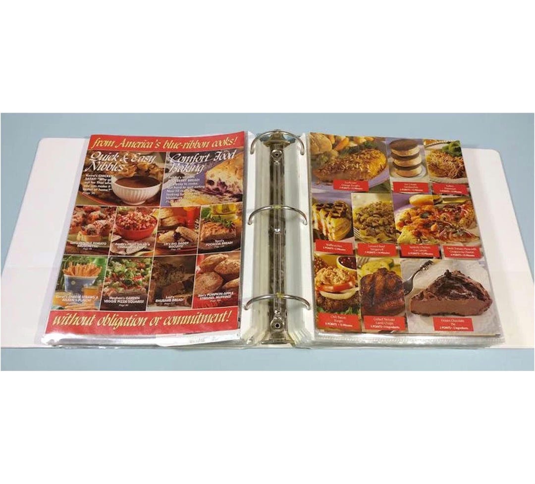 12x12x3 Miscellaneous Recipe 3 Ring Binder Country Kitchen Gourmet ...