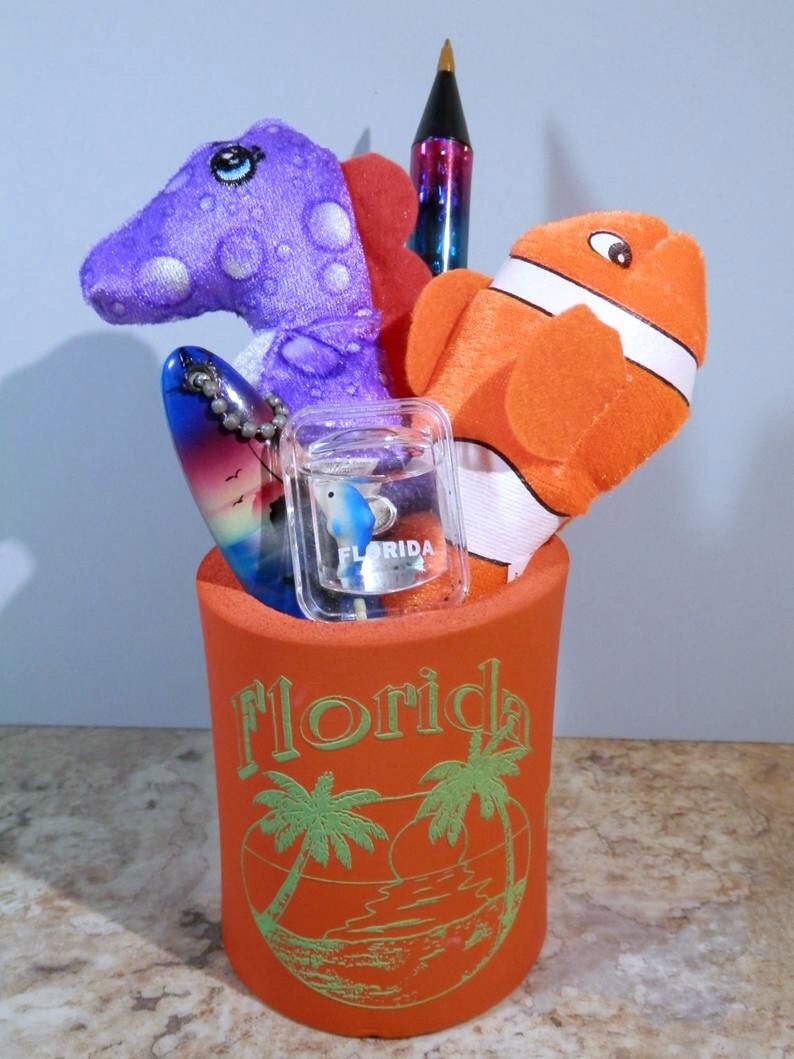 Florida Instant Souvenir Collection: Pop Koozie, Fridge Magnet ...