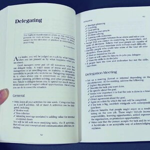 The Manager's Tool Kit Paperback Book Self Help Work Management Office ...