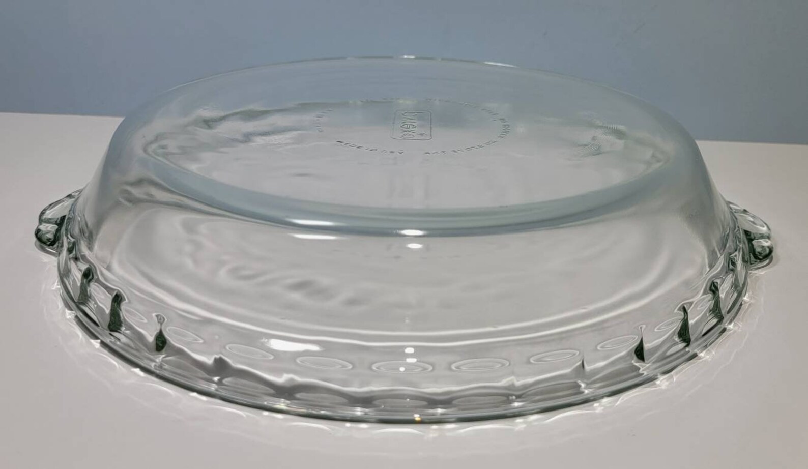 1960s 9.5 Pyrex Clear Glass Round Pie Dish Fluted - Etsy
